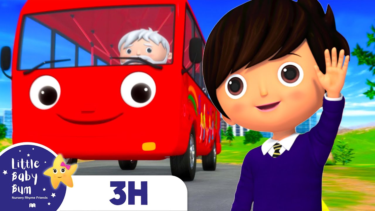 Jacus meets the Bus Driver | Little Baby Bum | 🚌Wheels on the BUS Songs ...