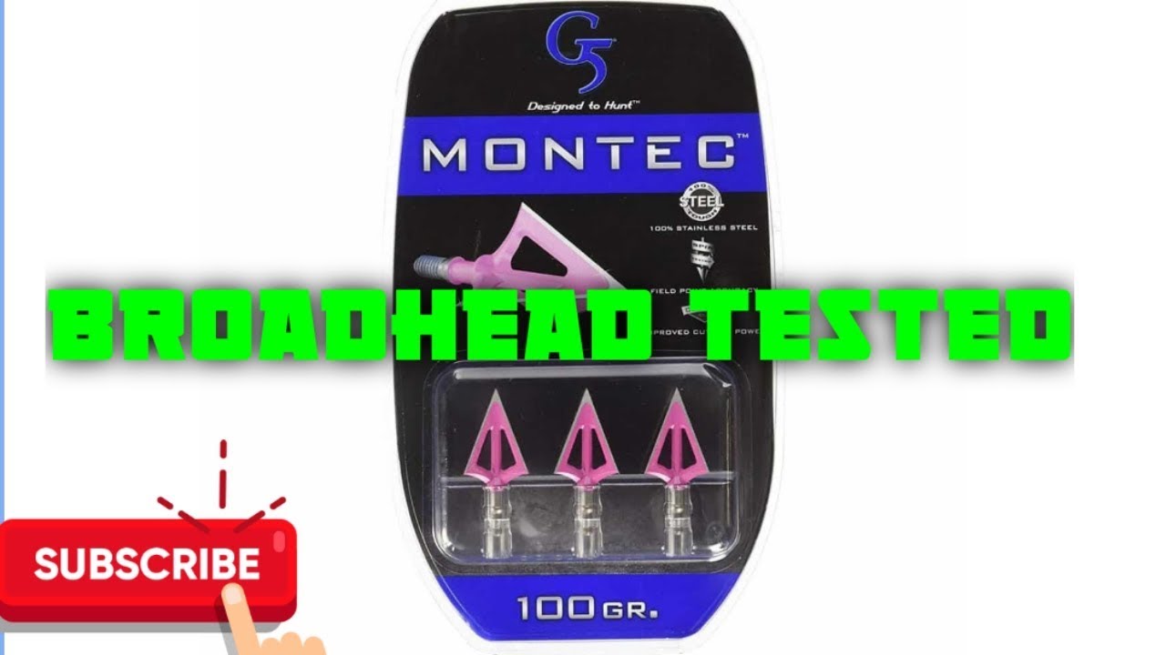 Prime G5 Montec Broadhead Test - YouTube