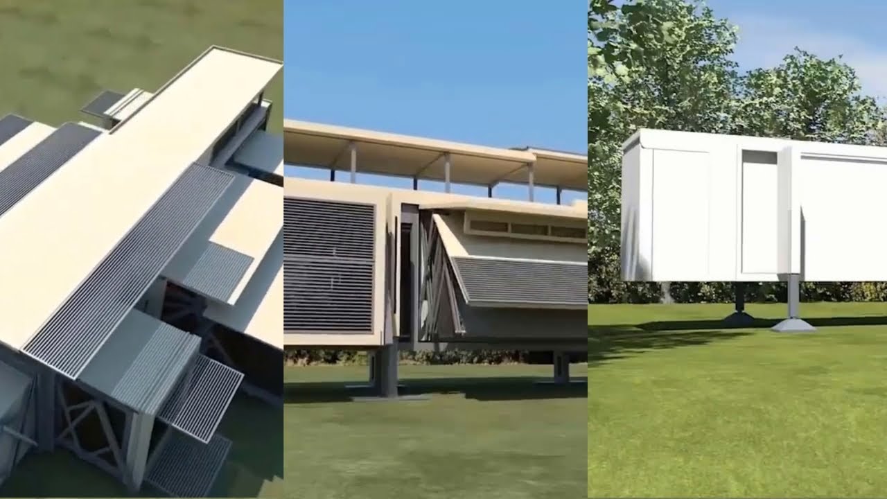 Best 07 Amaing Innovative Homes| Unique Houses| Eazy Tech| Folding Home ...
