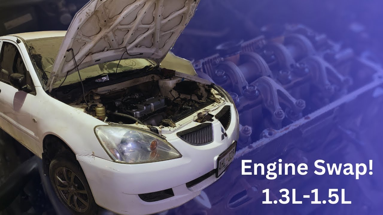 Mitsubishi Lancer Engine Swap 1.3L To 1.5L Conversion | Brand New ...