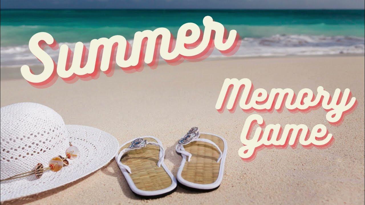 Summer | Memory Game | English Vocabulary - YouTube