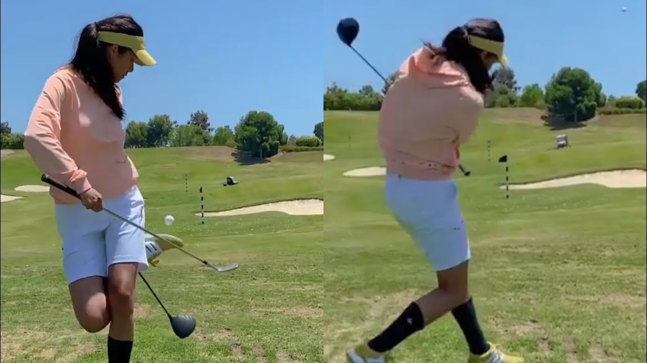 Tania Tare Trick Shots For EXTRA BUTTER x Adidas Golf x Happy Gilmore ...