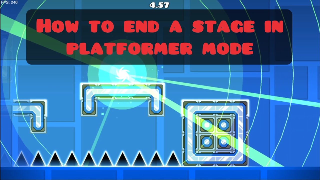 How to End a Stage in Platformer Mode with the End Trigger - YouTube