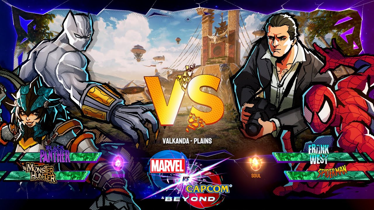 MVCIB | Black Panther & Monster Hunter vs Frank West & Spider-Man 4K ...