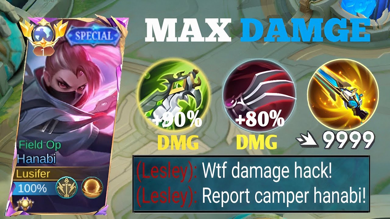 TOP GLOBAL HANABI NEW ABNORMAL BURST CRIT DMGE BUILD 2025🔥!! HANABI ...