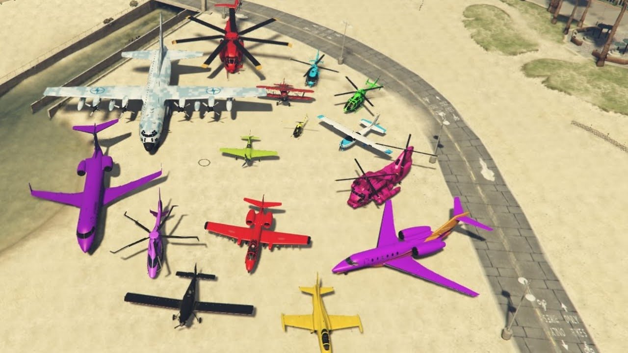 DMO PART 1 OF 3 / 45 MORE AIRCRAFTS PS4 VERSION #GC2F #DMO #GTAV #PS4 - YouTube