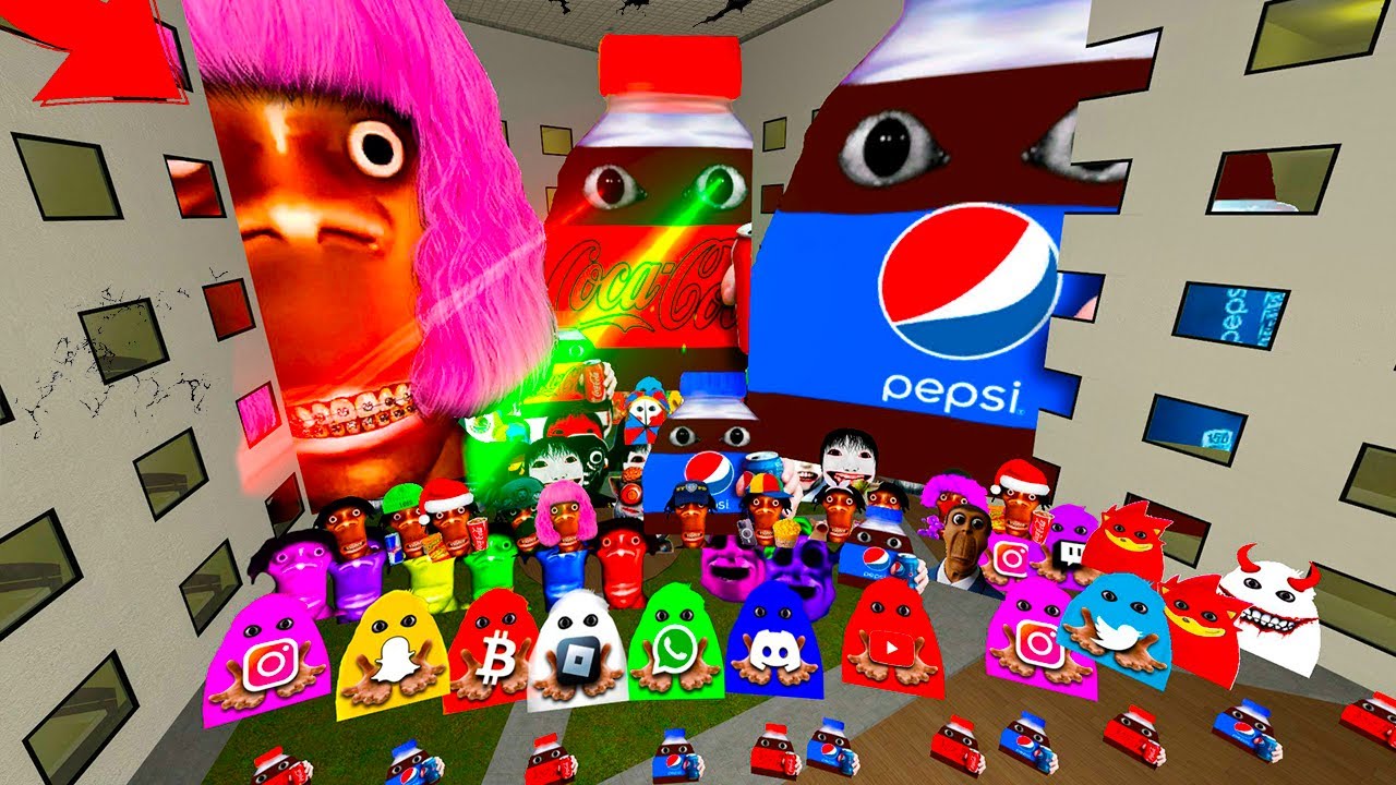 NEW OBUNGA FAMILY NEXTBOT PACK IN LIMINAL HOTEL Ultimate Nextbots Garry ...