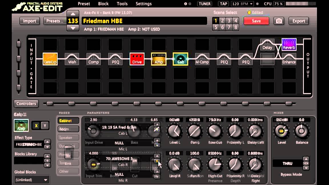 Axe-Fx II - one preset in my "hi gain bank" explained - YouTube