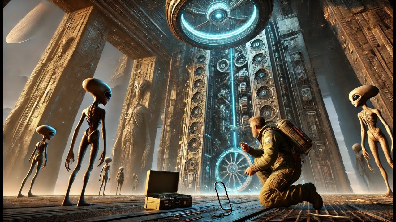 Ancient Alien Elevator Stuck for 500 Years Until a Human Technician ...