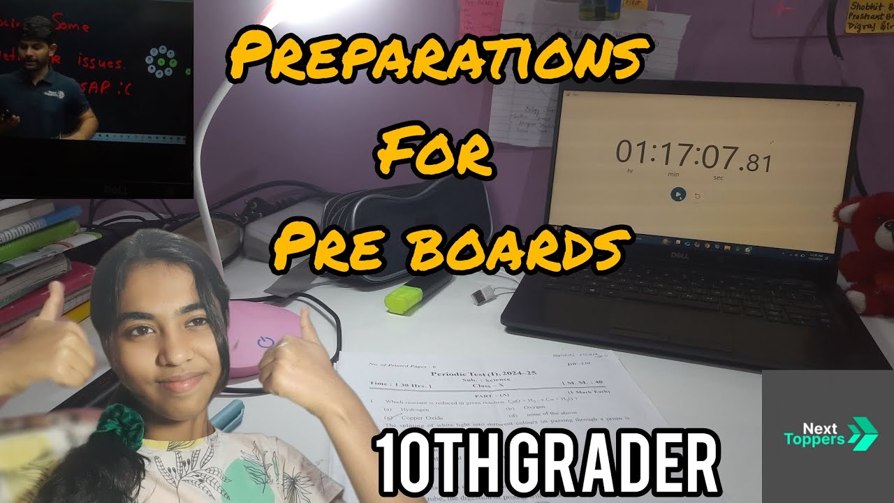 Pre-board Preparation w/m 📚| Tips to study in exam 💯 ||*cbse 10th ...