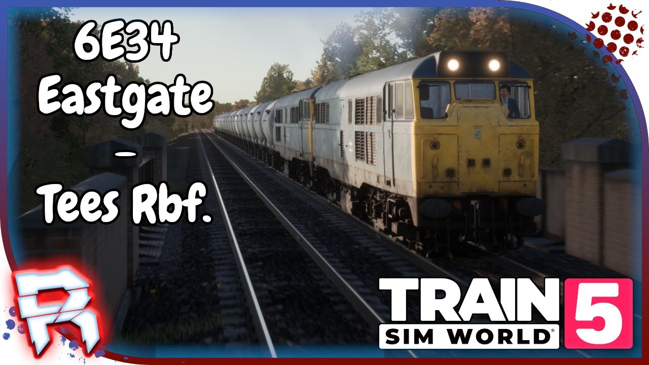 🚂6E34 Eastgate - Tees Rbf.🚂 Train Sim World 5 [TSW5] #870 Tees Valley ...