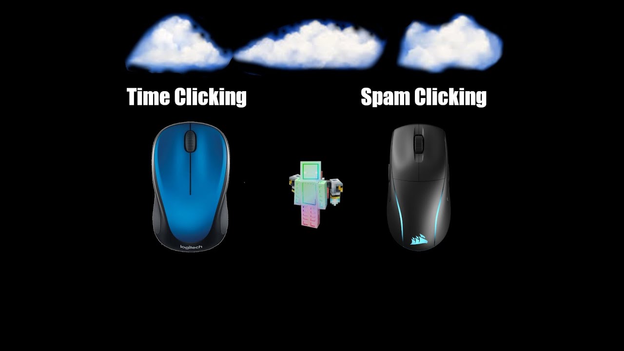 what's difference betwin time clicking and spam clicking? - YouTube