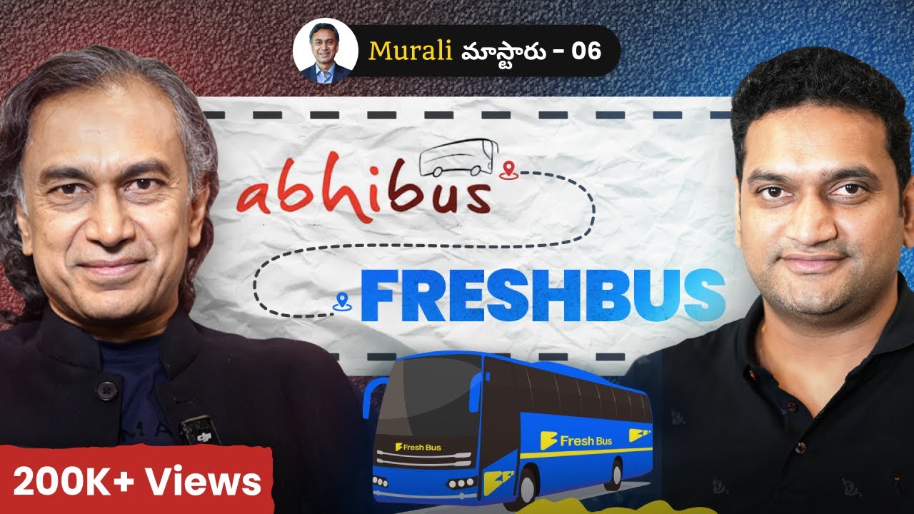 AbhiBus to FreshBus - 14 yr Journey with Sudhakar Chiraa | 50K tickets ...