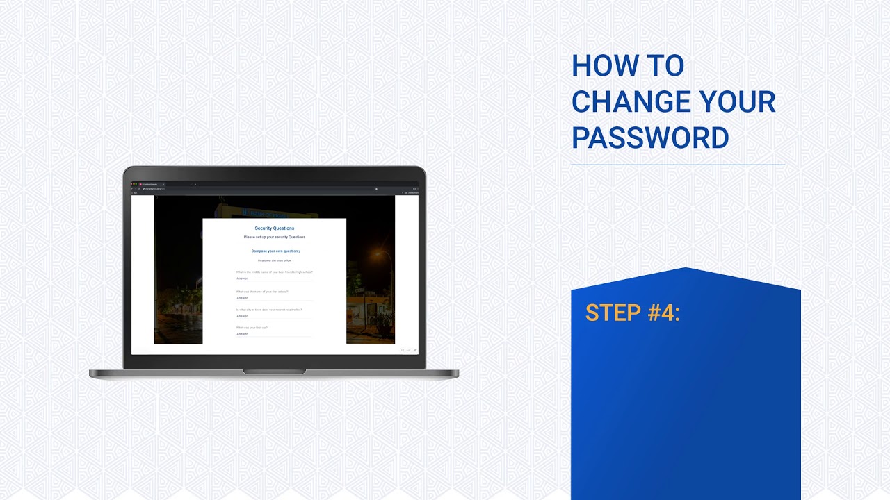Internet Banking: How to Change the Password - YouTube