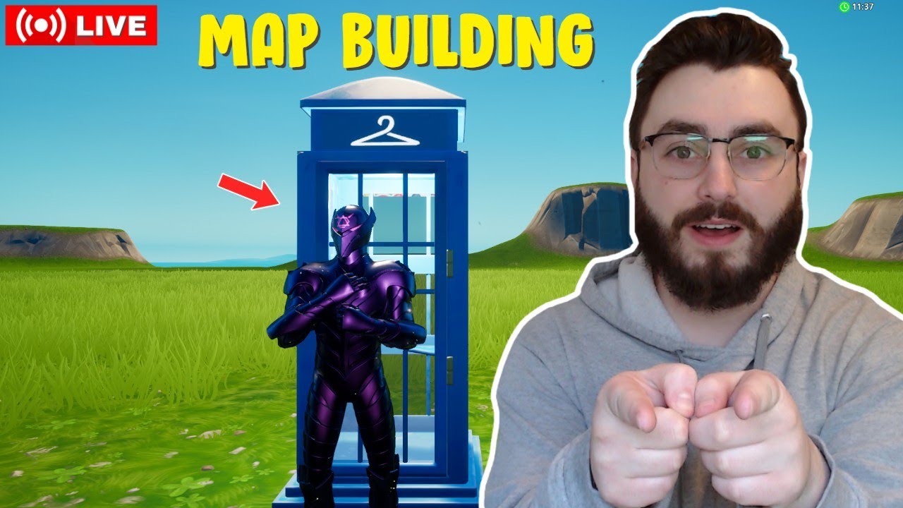 🔴 LIVE 🔴 - A Horrible Creative Builder Tries to Make a Fashion Show Map (Fortnite) - YouTube