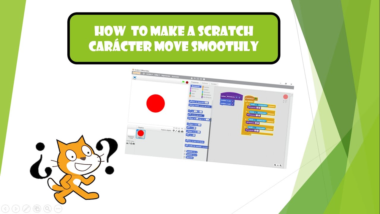 How To Make A Character Move Smoothly In Scratch 2 - Youtube