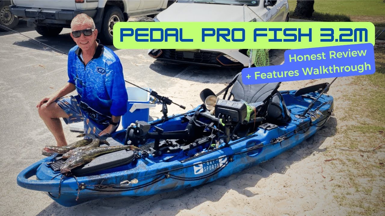 2025! Bay Sports - Pedal Pro Fish 3.2m Pedal Kayak (Features ...