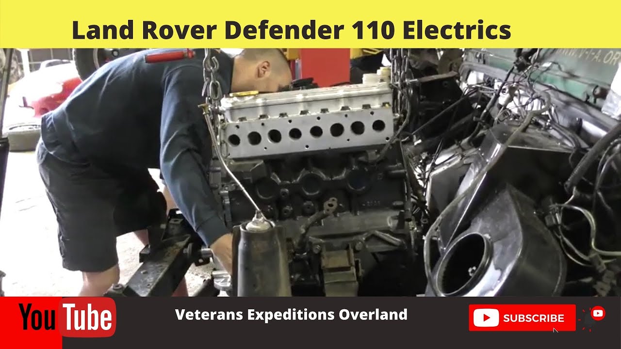A new 300tdi engine fitted into Land Rover Defender 110 - Season 1 ...