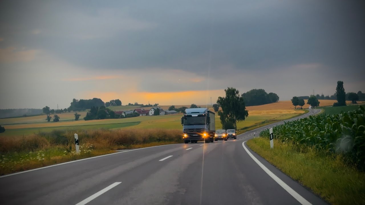 Germany 🇩🇪 4k : Drive From Althausen to Ostrach /4. July 2025 - YouTube