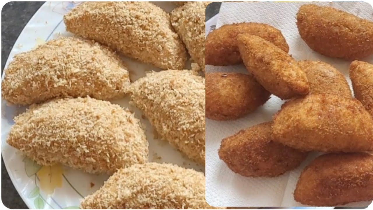 Half moon sweet | Easy sweet recipe | Instant crispy sweet |Stuff Bread ...