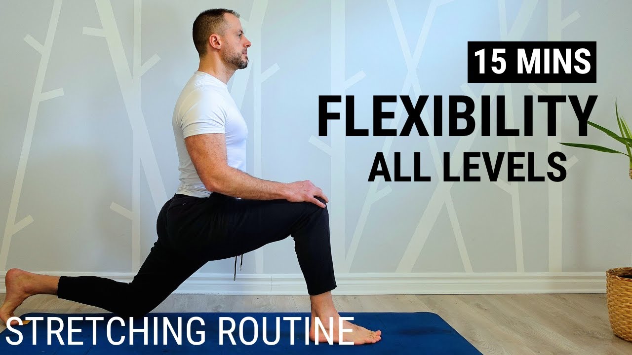 15 MINUTE FULL BODY STRETCHING EXERCISES For Flexibility And Mobility ...