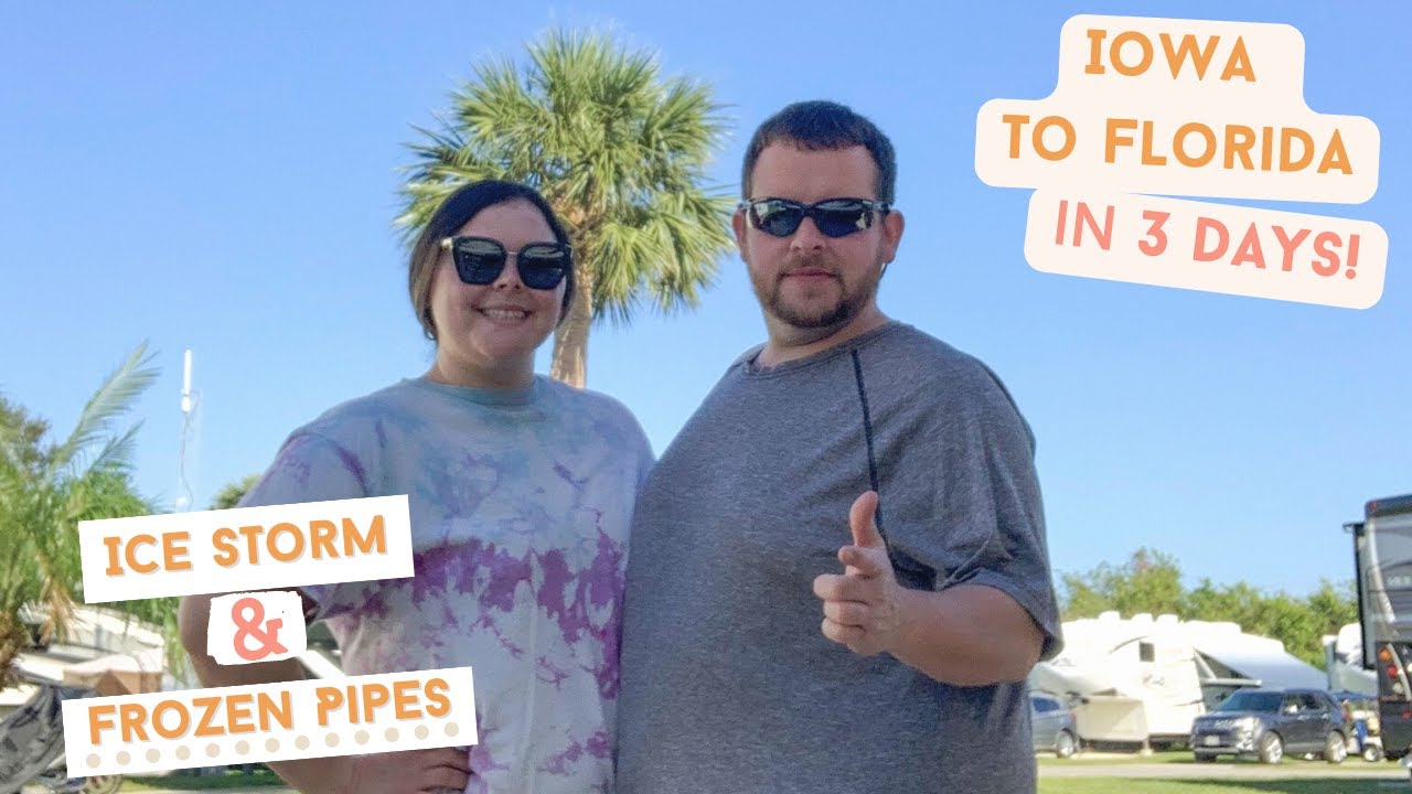 RV TRAVEL DAY / VLOG / FLORIDA TO IOWA IN THREE DAYS / FULL-TIME RVER ...