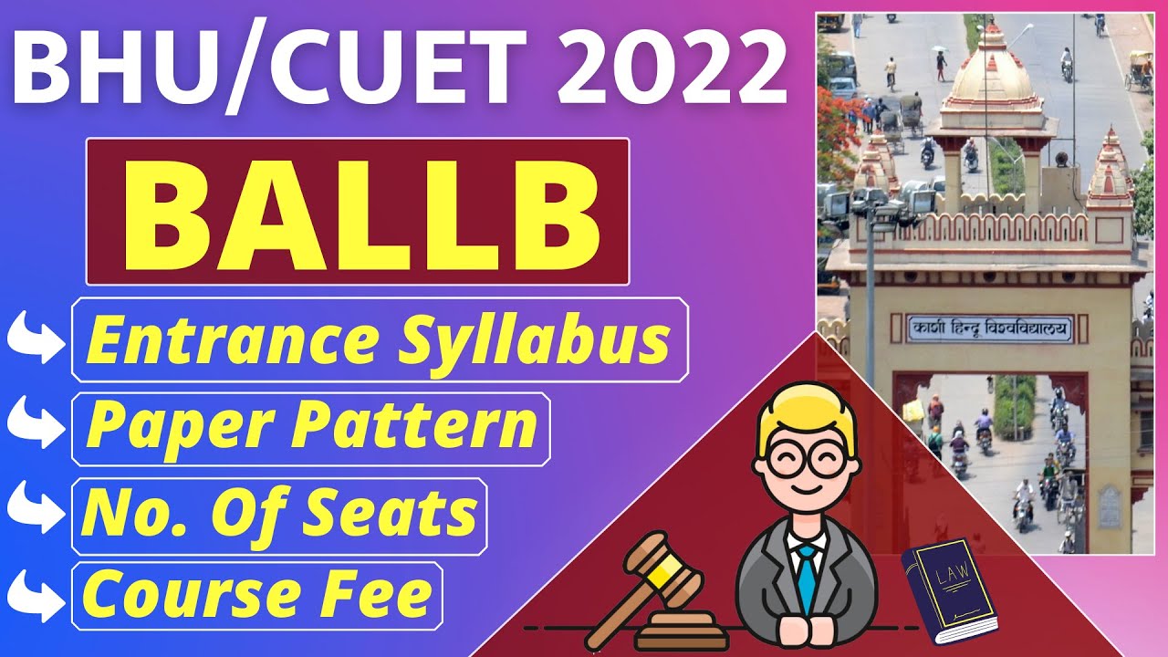 🔴 bhu ballb entrance syllabus 2022 | bhu cuet ballb syllabus | bhu ba ...
