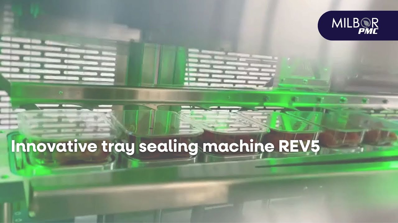 Innovative tray sealing machine REV5 | Milbor PMC - YouTube