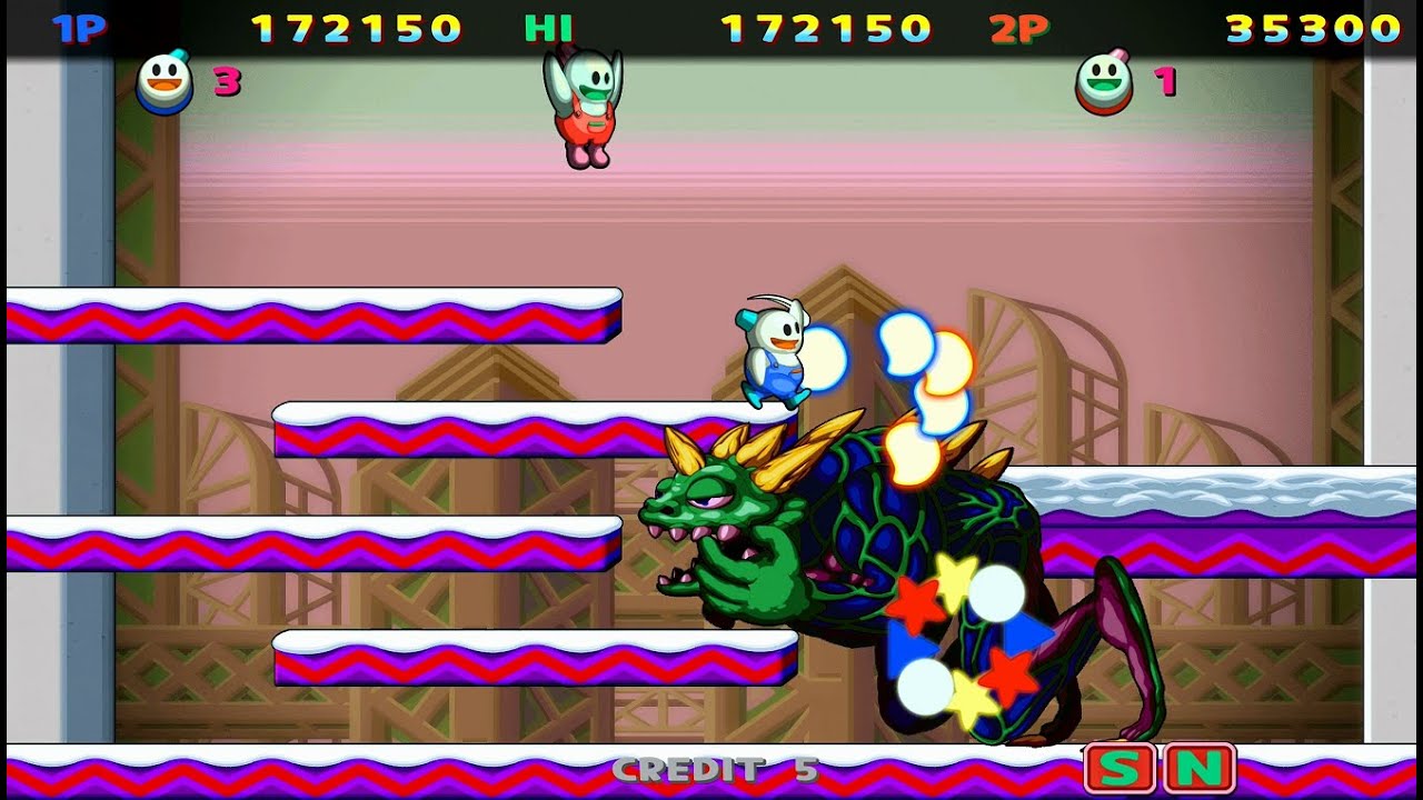 Snow Bros. Special Nintendo Switch 2 player 60fps - YouTube