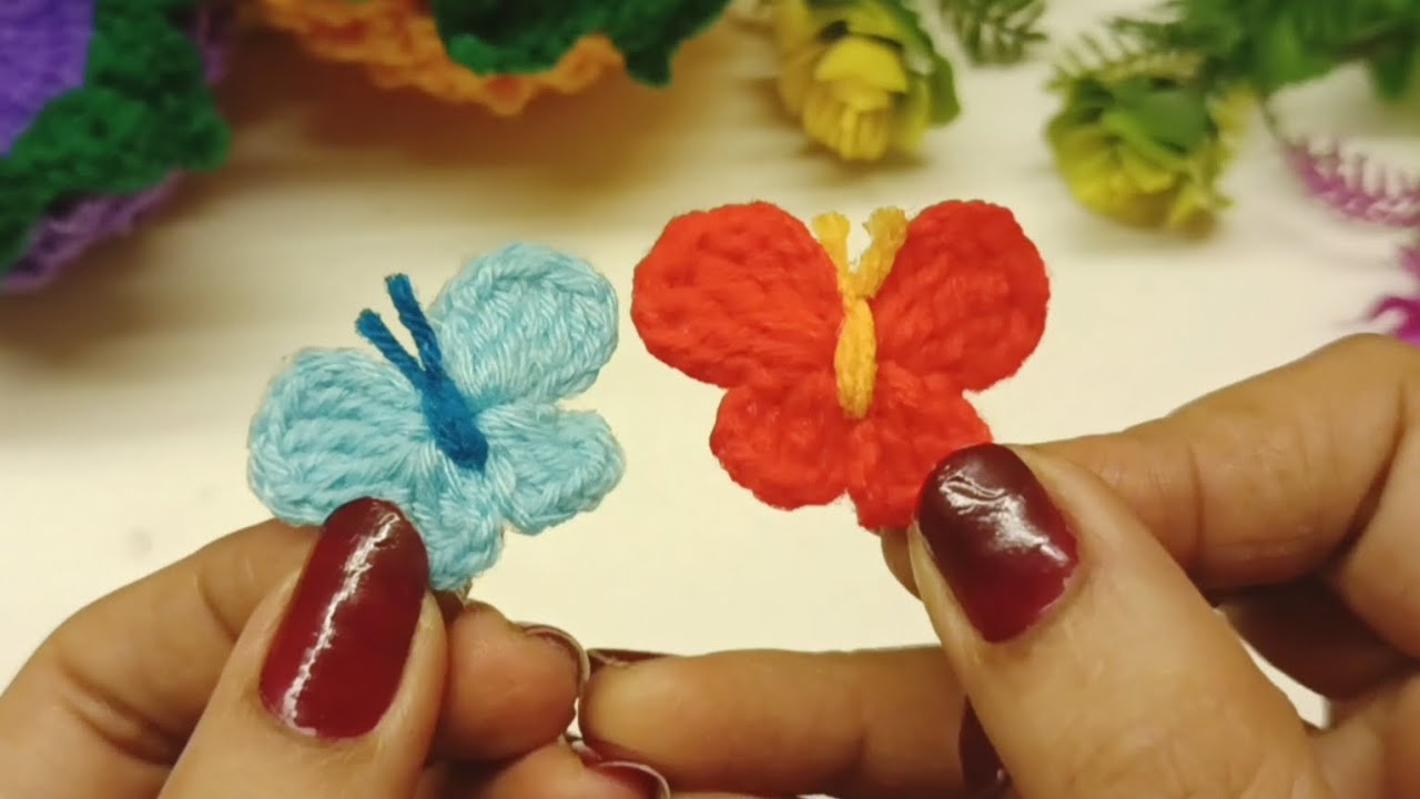 Amigurumi Crochet Butterfly Pattern l Easy to Make Crochet Mini ...