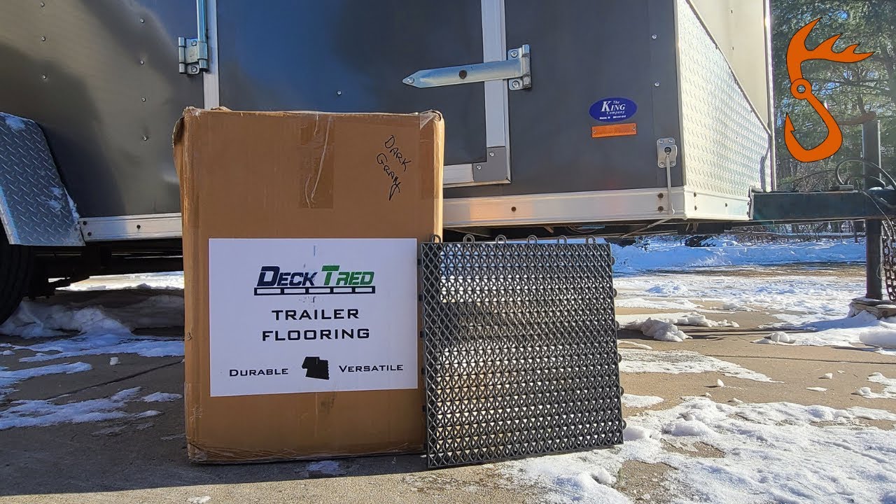 Deck Tred Trailer Flooring (Install and Initial Review) - YouTube