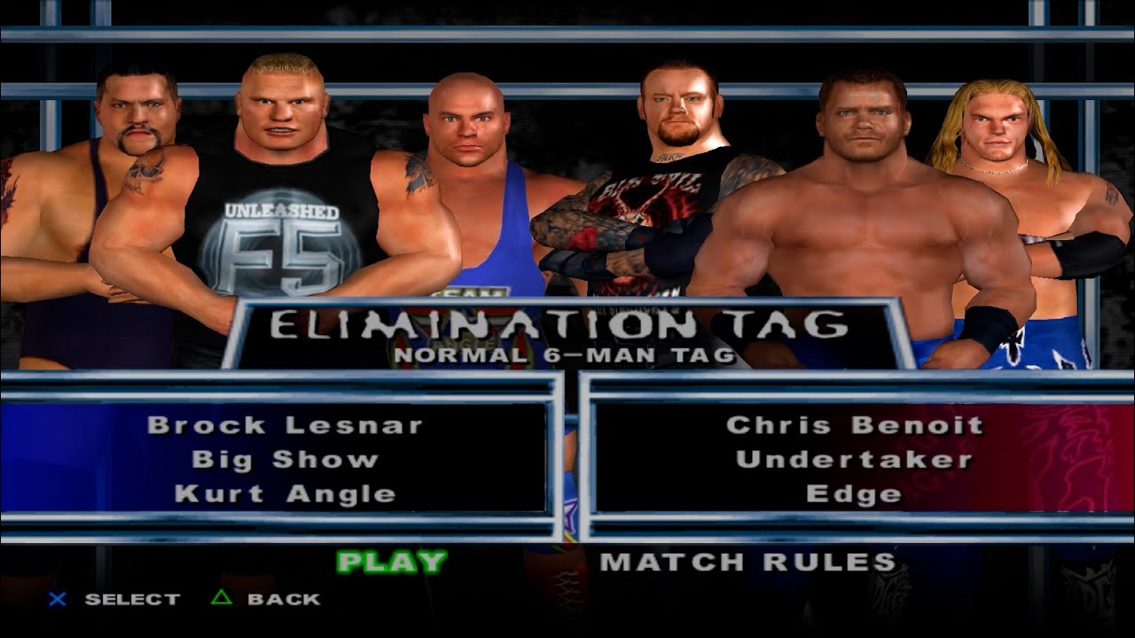 WWE SmackDown! Here Comes the Pain - ELIMINATION TAG - YouTube