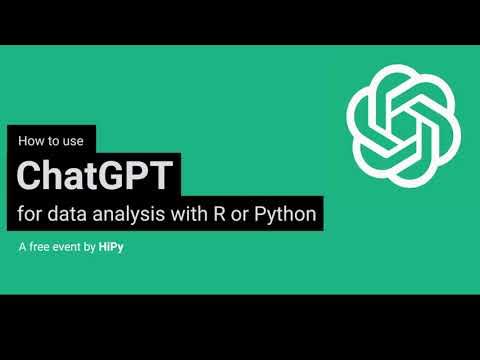 Objective #4: ChatGPT for Data Analysis using R - YouTube