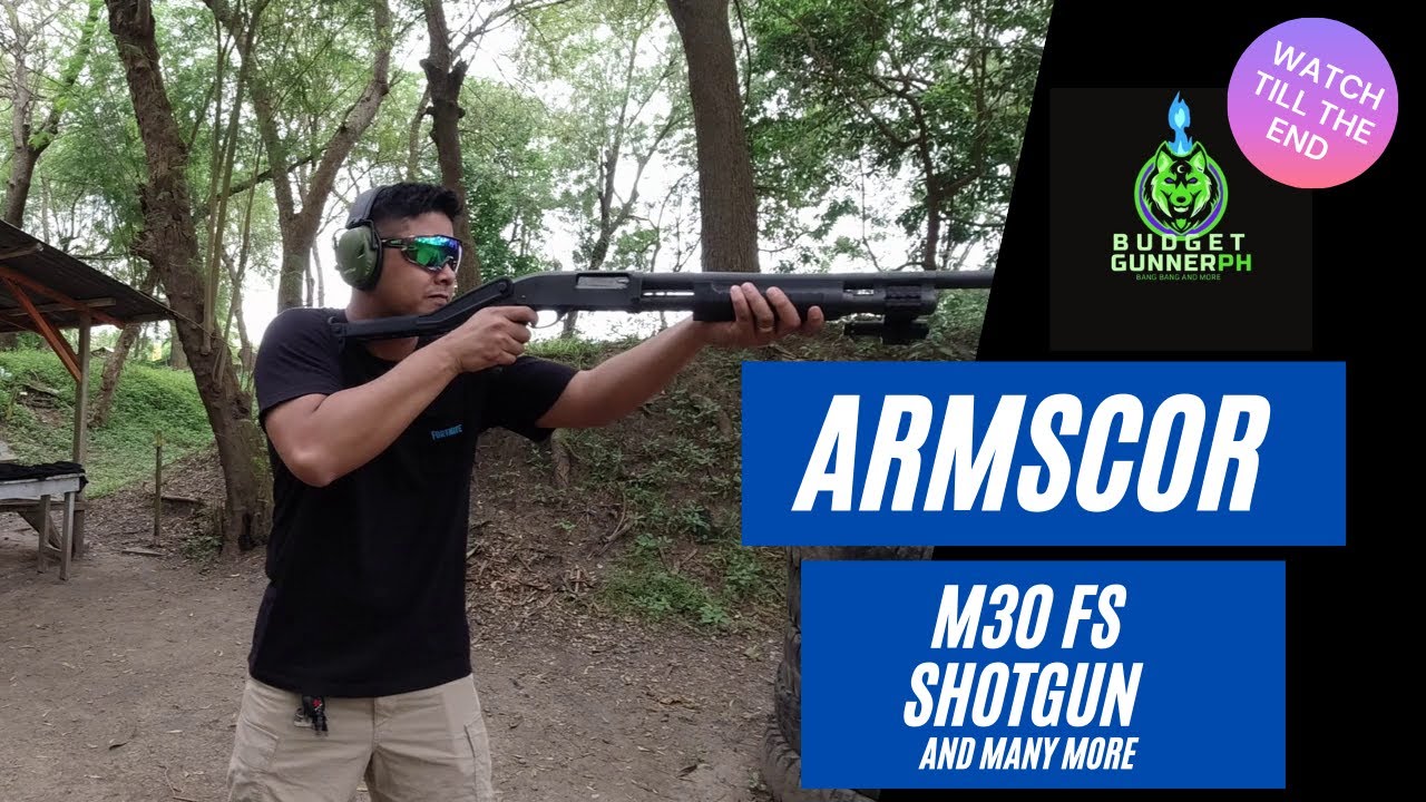 ARMSCOR M30 FS SHOTGUN! and accessories - YouTube