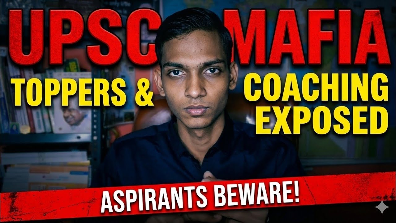 UPSC IAS Coaching Mafia Culture, Toppers & PDF Collector Exposed ...