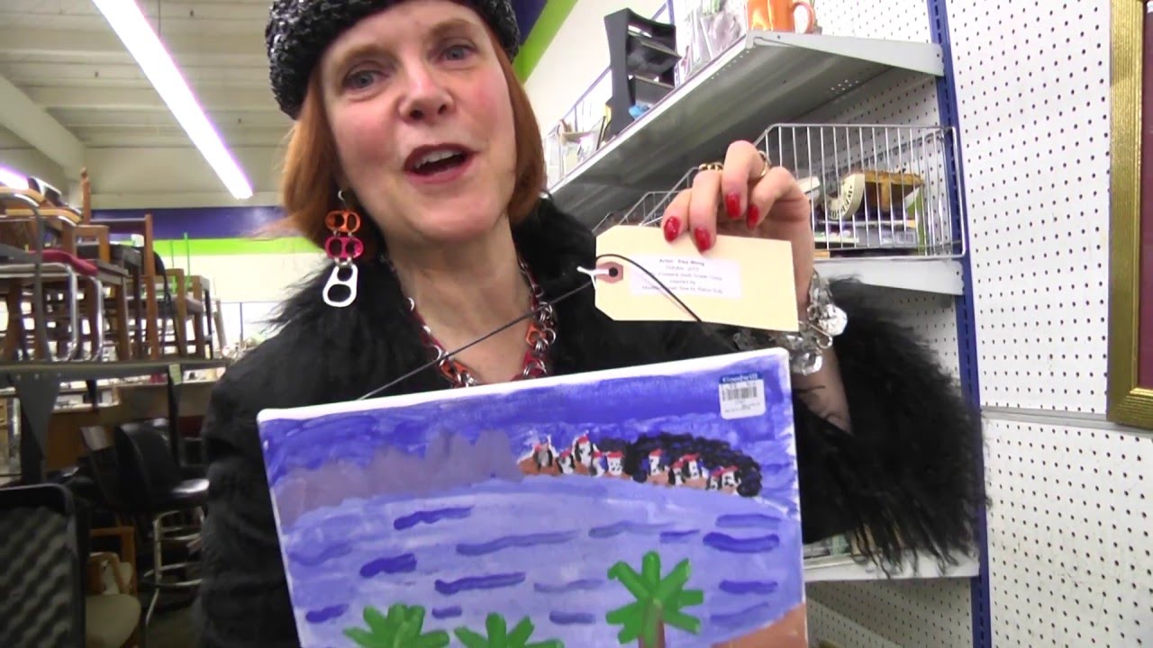 Art Zone: Kelly Lyles at Goodwill - YouTube