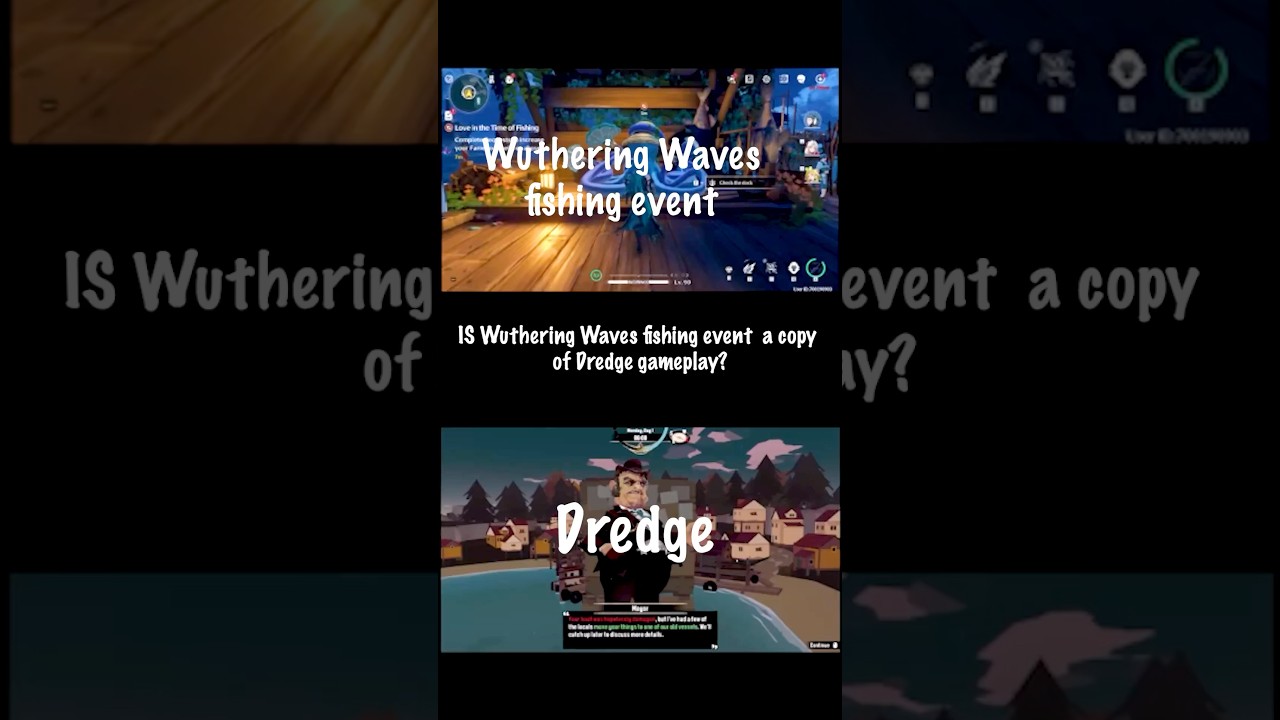 Wuwa fishing event a copy?! #shorts #wutheringwaves #dredge #wuwa # ...