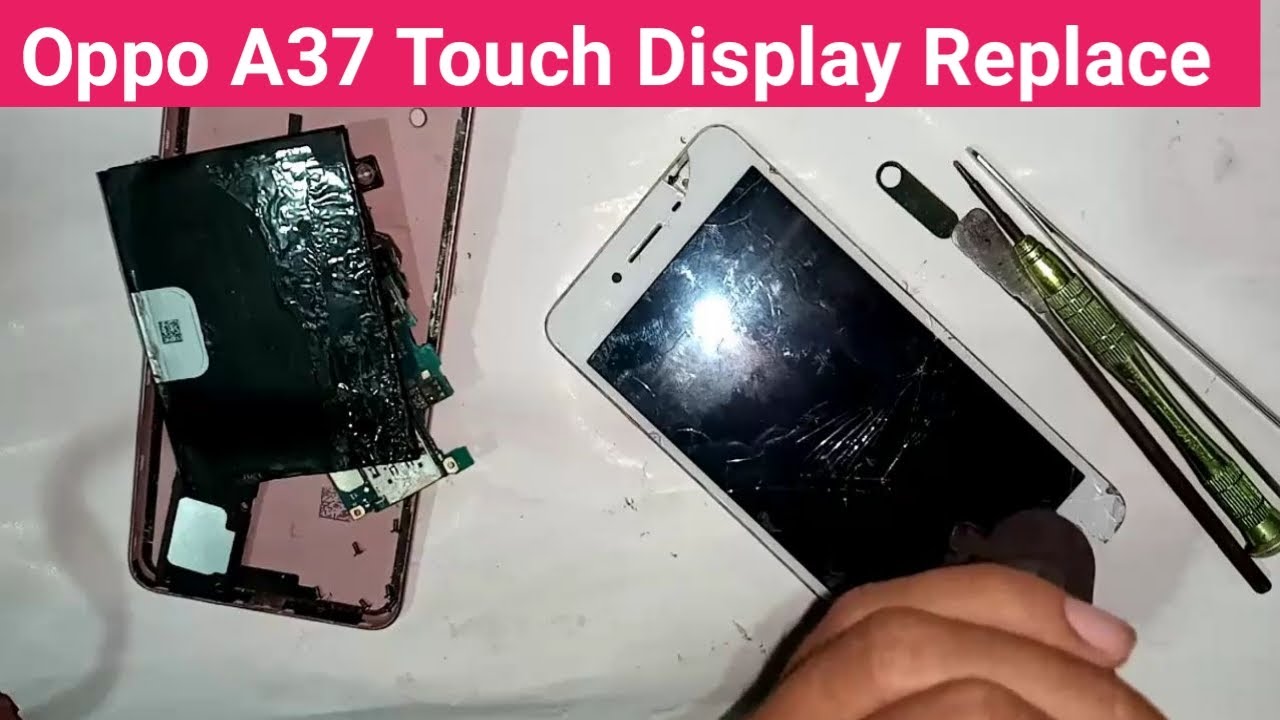 oppo a37 touch display replace - YouTube