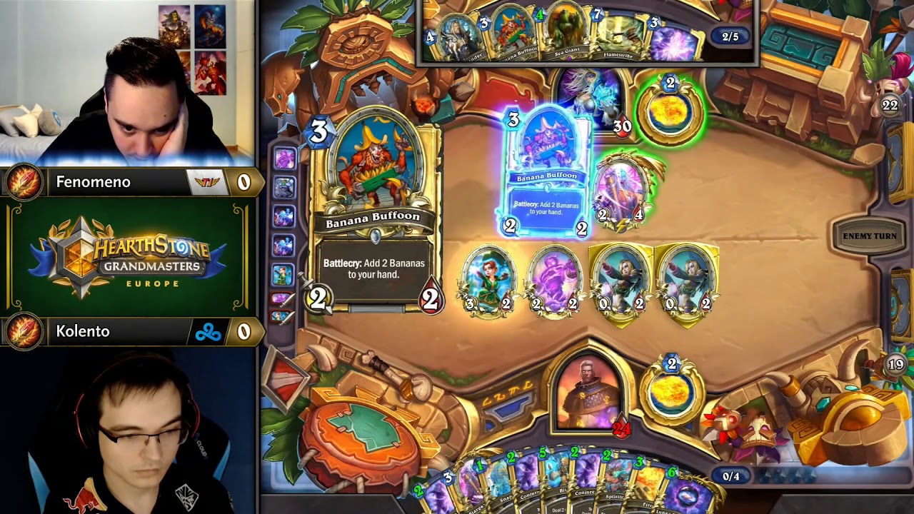 Fenomeno vs Kolento - Hearthstone Grandmasters Europe - Week 2 Day 1 ...
