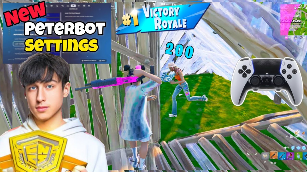 New Peterbot Controller Settings on PS5 😈 | Fortnite Reload Gameplay ...