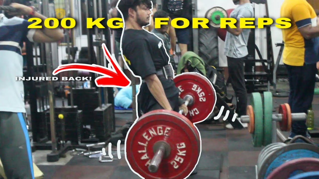 DEADLIFTING 200 kgs for reps at 68 kg bw | Road To State Powerlifting ...