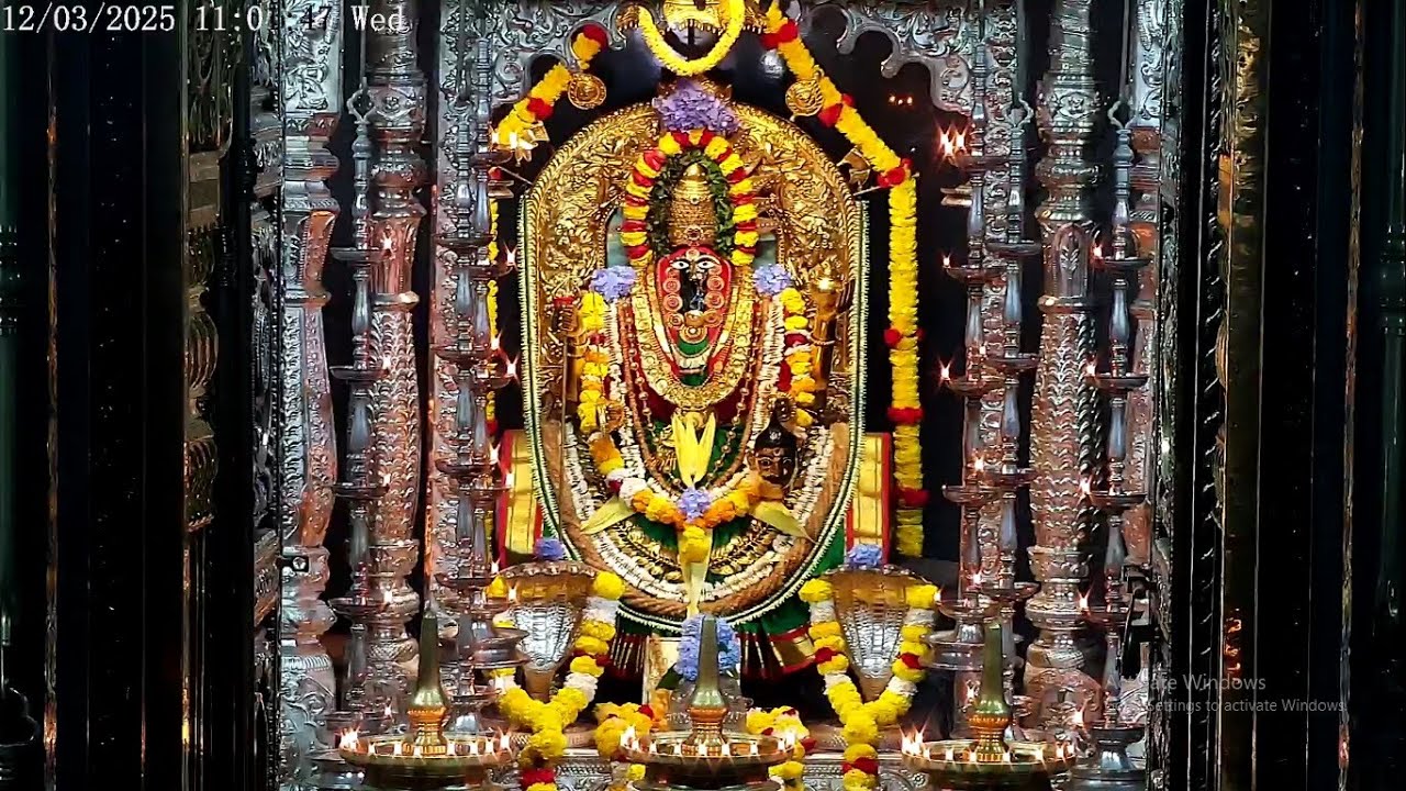 Shree Mahalasa Narayani Mahalasa Alankar & Mahamanglarati 17th march ...
