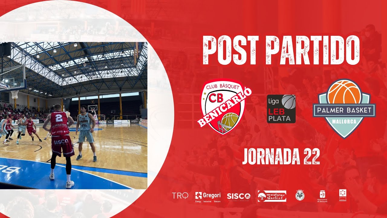 POST PARTIDO JORNADA 22 PALMER BASKET | RAÚL MACHADO - YouTube