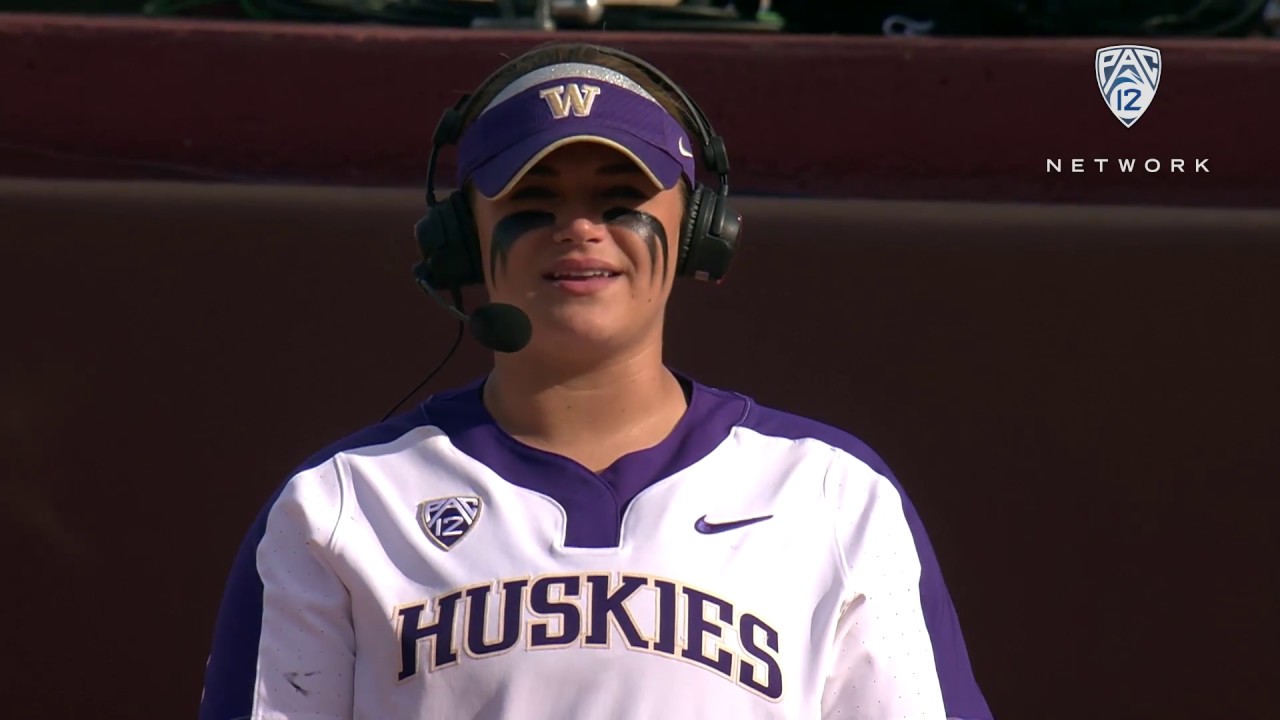 Softball: Washington's Taran Alvelo on pitching shutout following first ...