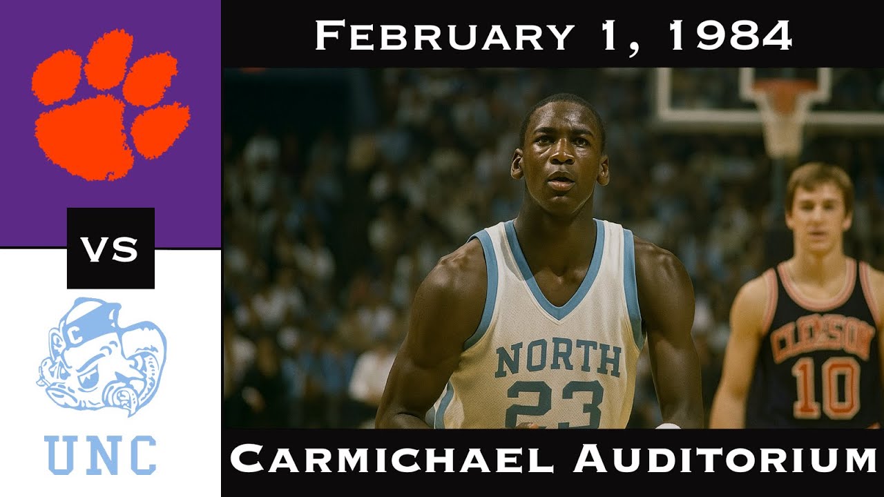 Full Game: The System Shines | Michael Jordan's #1 UNC vs Clemson ...