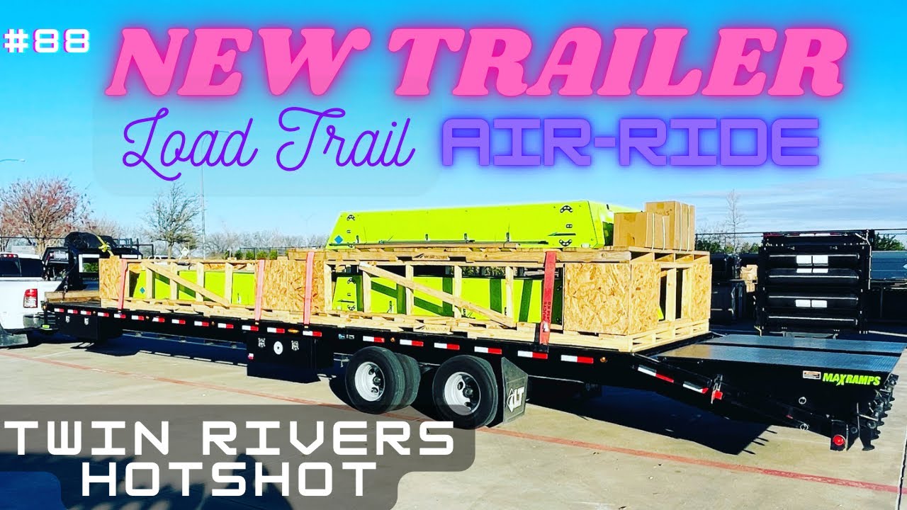 New Hotshot trailer. Air ride!!! - YouTube
