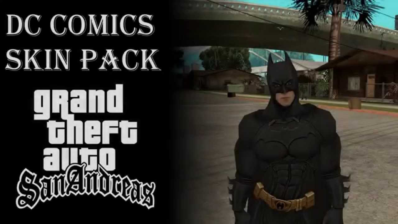 GTA San Andreas: DC Comics Skin Pack - YouTube