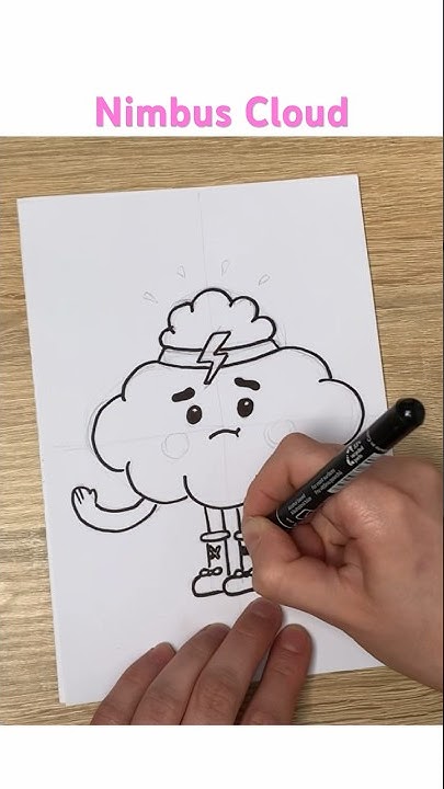 How to draw Nimbus Cloud from Toca Life Stories. Drawing together with ...