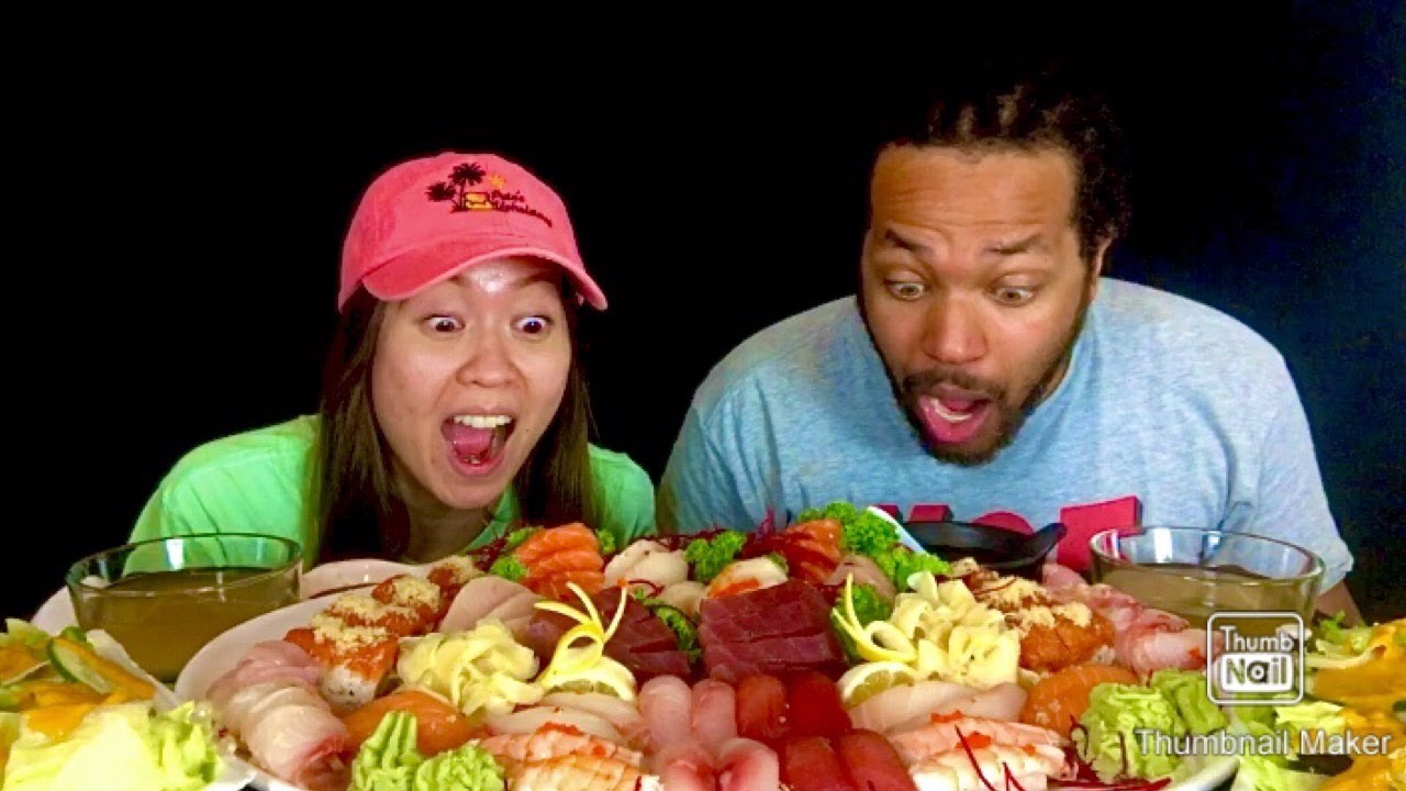 500 SUBS | SUSHI | FATHER'S DAY MUKBANG - YouTube