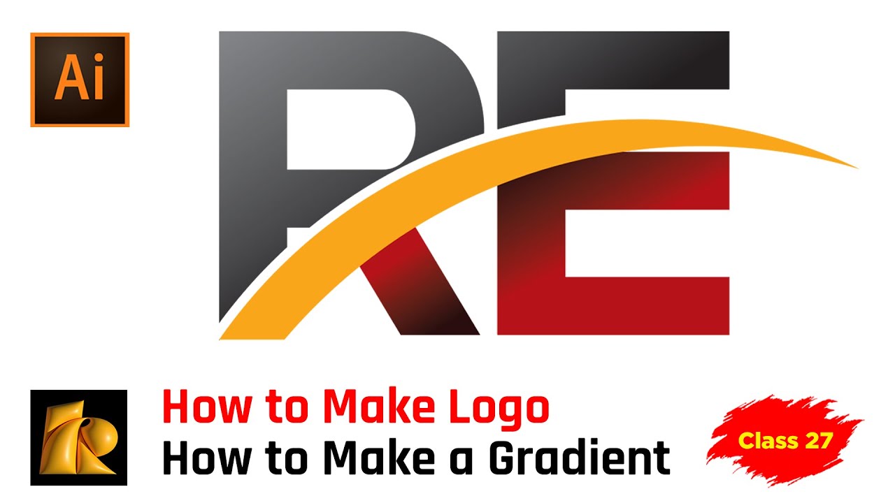 Adobe Illustrator 2024 -Class 27 - How to make logo design in adobe ...